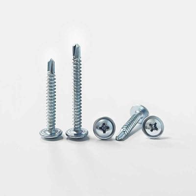 China SS410 Stainless Steel Cross Recessed Pan Head Self-drilling Tapping Screws for sale