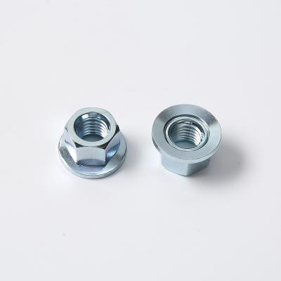 China China Manufacturer ISO 4161 Metric Hex Flange Nuts Plain or Zinc Coated for sale