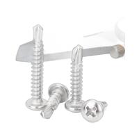 China DIN7504 GradeA2 High Strength Cross Pan Head Self-Drilling Screw for sale