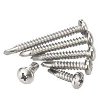 China GB15856.1 304SS Pan Head Cross Self Drilling Screw for sale