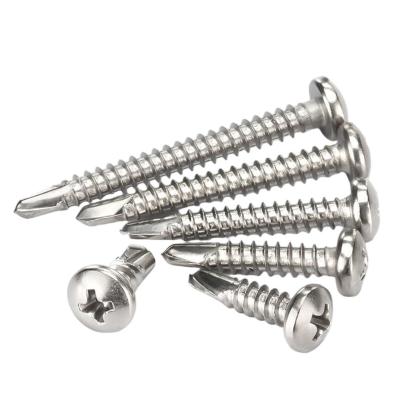 China GB15856.1 304SS Pan Head Cross Self Drilling Screw for sale