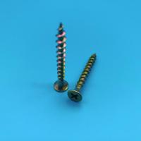 China Bugle Head Wood Screw Black Phosphating for Furniture Construction for sale