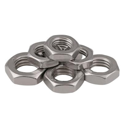 China ISO4035 Hex Thin Nut Stainless Steel Zinc Coated M3-M24 for sale