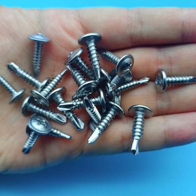 China YONGBIAO Carbon Steel Self Drilling Screw Phillips Pan Head for sale
