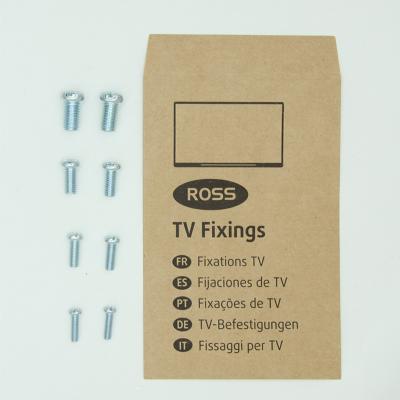 China Steel TV Bracket Screw Set for Flat Panel Installation for sale