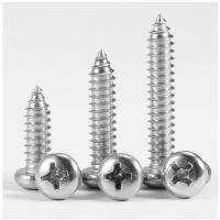 China DIN7981 Slotted Posidriv Self Tapping Screw Type C Point for sale