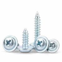 China DIN968 Pan Head Self Tapping Screw Yellow Zinc Plated for sale