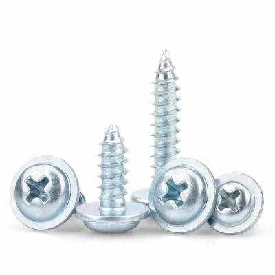 China DIN968 Pan Head Self Tapping Screw Yellow Zinc Plated for sale