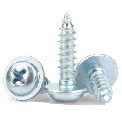 China DIN968 Pan Head Self Tapping Screws Zinc Plated Yellow White for sale
