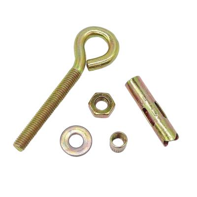 China Professional Carbon Steel Eye Anchor Bolts with Color Zinc Plated Surface for sale