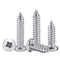 China GB845 Phillips Pan Head Self Tapping Screw Carbon Steel Phosphated with Free Samples and 100% Inspection for sale