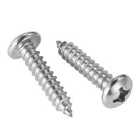 China GB845 Carbon Steel Pan Head Self Tapping Screw with Phosphated Finish and 100% Inspection for Medium Duty Applications for sale