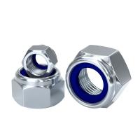 China DIN985 Non-Metallic Insert Hex Thin Lock Nut Zinc Plated/Stainless Steel for sale