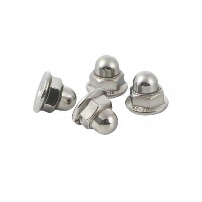China High Precision Stainless Steel GB/T 802.3 Hex Flange Cap Nut for sale