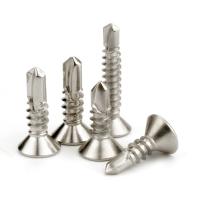 China DIN7504P Zinc Plated Countersunk Head Self Drilling Screw for Metal-to-Metal Fastening for sale