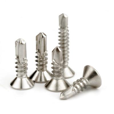 China DIN7504P Zinc Plated Countersunk Head Self Drilling Screw for Metal-to-Metal Fastening for sale