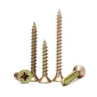 China DIN7505 Double Countersunk Cross Corrosion Resistant Chipboard Wood Screws for sale