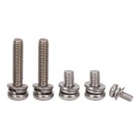 China GB9074.4 Standard Pre-Assembled Vibration Resistant Pan Head Screw Kit with Flat and Spring Washer for sale