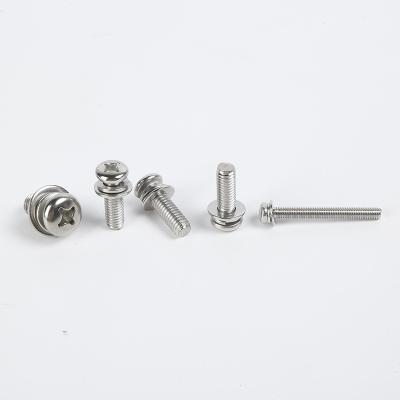China Metric GB9074.4 Pan Head Screw with Combined Washers for Anti-Loosening for sale