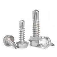 China Zinc Plated Hex Washer Head Self-Drilling Screws for Metal To Metal Fastening Compliant with GB15856.4 Standard for sale