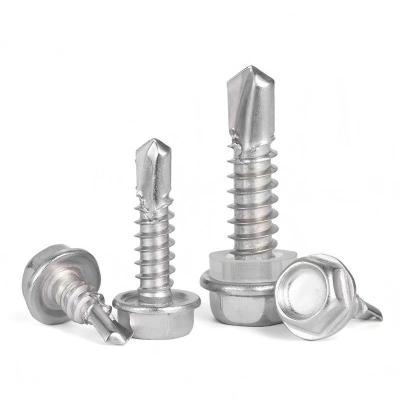 China Zinc Plated Hex Washer Head Self-Drilling Screws for Metal To Metal Fastening Compliant with GB15856.4 Standard for sale