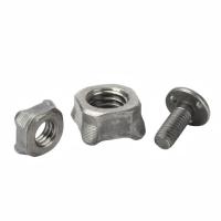China DIN928 Type B Carbon Steel Automotive Parts Square Weld Nut for sale
