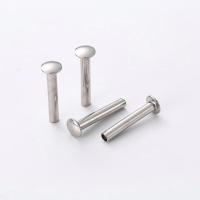 China Precision Made GB873 Semi-Tubular Rivets, Flat Oval Head Style for sale