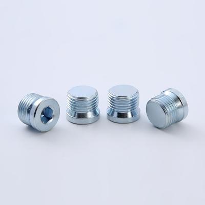 China DIN906 Carbon Steel Hexagon Socket Pipe Plug for sale