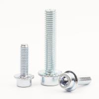 China 8.8 Grade Zinc Plated Industrial DIN251 Hexagon Socket Flange Head Allen Screw for sale