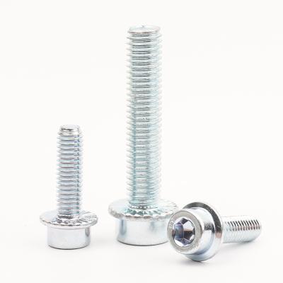 China 8.8 Grade Zinc Plated Industrial DIN251 Hexagon Socket Flange Head Allen Screw for sale