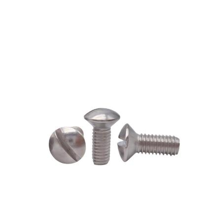 China Passivation Treatment DIN 964 Stainless Steel Slotted Raised Countersunk Screws for sale