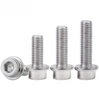 China DIN 251 SS304/316 Hex Socket Flange Allen Machine Screws for Industrial Assembly for sale