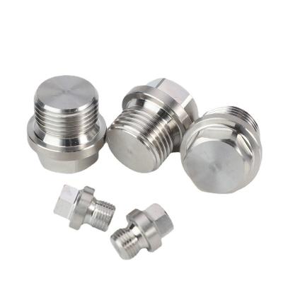 China DIN910 Standard Carbon Steel Hexagon Head Screw Plug Zinc Plated for Leak Proof Sealing for sale