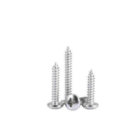 China DIN7981 Cross Recessed Pan Head Self Tapping Screw Stainless Steel Carbon Steel Fastener for sale