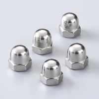 China Clean Deburred Finish Acorn Cap Nuts Hexagon Dome Cover GB923 for sale