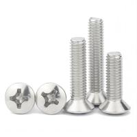 China Factory Supply GB820 Cross Recessed Oval Countersunk Head Screws Metric Threads for sale