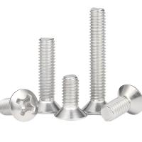 China OEM GB/T 820 Cross Recessed Raised Countersunk Head Bolts Stainless Steel for sale