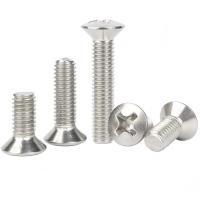 China OEM GB/T 820 Cross Recessed Raised Countersunk Head Bolts Stainless Steel for sale