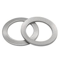China High Strength Wedge Lock Washer DIN25201 Double Fold Self Locking Washer Anti Vibration for sale
