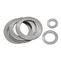 China High Strength Wedge Lock Washer DIN25201 Double Fold Self Locking Washer Anti Vibration for sale