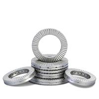 China DIN25201 Double Layer Self Locking Washer Wedge Lock Washer for Heavy Machinery for sale