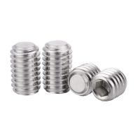 China DIN 913 SS304 Hex Socket Flat End Grub Screw Fastener for sale