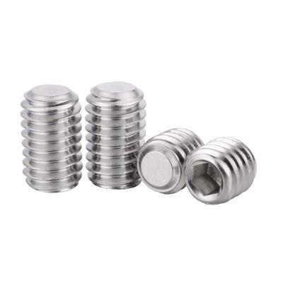 China DIN 913 SS304 Hex Socket Flat End Grub Screw Fastener for sale