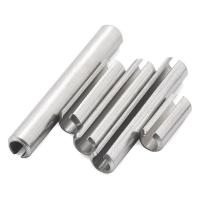 China ISO 8752 304 Stainless Steel Slotted Spring Pins - Plain Finish for sale