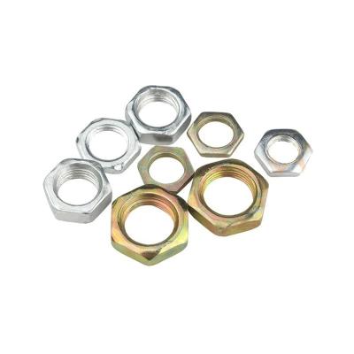 China Zinc Plated Carbon Steel ISO 8675 Fine Pitch Thin Hex Nuts for sale