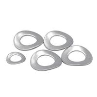 China DIN137B Wave Spring Washer 65Mn Spring Steel Mechanically Zinc Plated Curved Disc Washer for sale