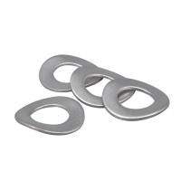 China DIN137B Wave Spring Washer 65Mn Spring Steel Mechanically Zinc Plated Curved Disc Washer for sale