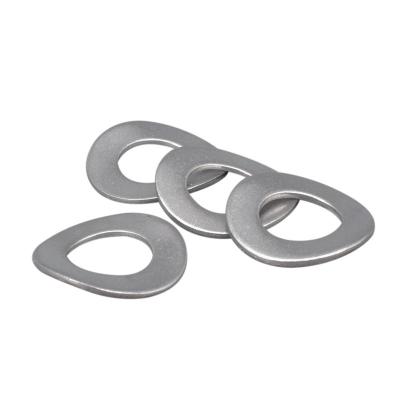 China DIN137B Wave Spring Washer 65Mn Spring Steel Mechanically Zinc Plated Curved Disc Washer for sale