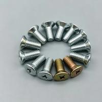 China M3-M10 Phillips Flat Head Screws Stainless Steel or Carbon Steel Custom Thread Lock Coating for sale