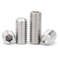 China DIN916 Cup Point Hex Socket Set Screws, Stainless Steel Allen Grub Screws for sale